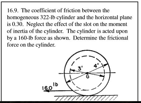 Solved 16.9. The coefficient of friction between the | Chegg.com