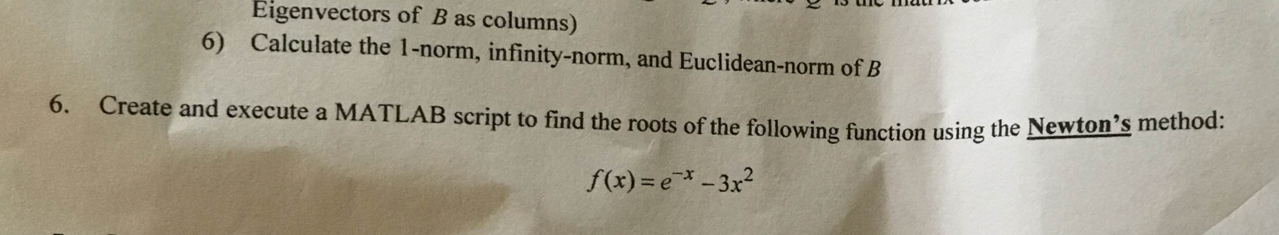 Solved Calculate The 1 Norm Infinity Norm And