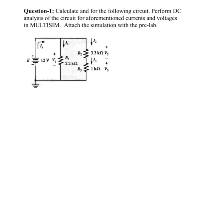 Solved Calculate and for the following circuit. Perform DC | Chegg.com