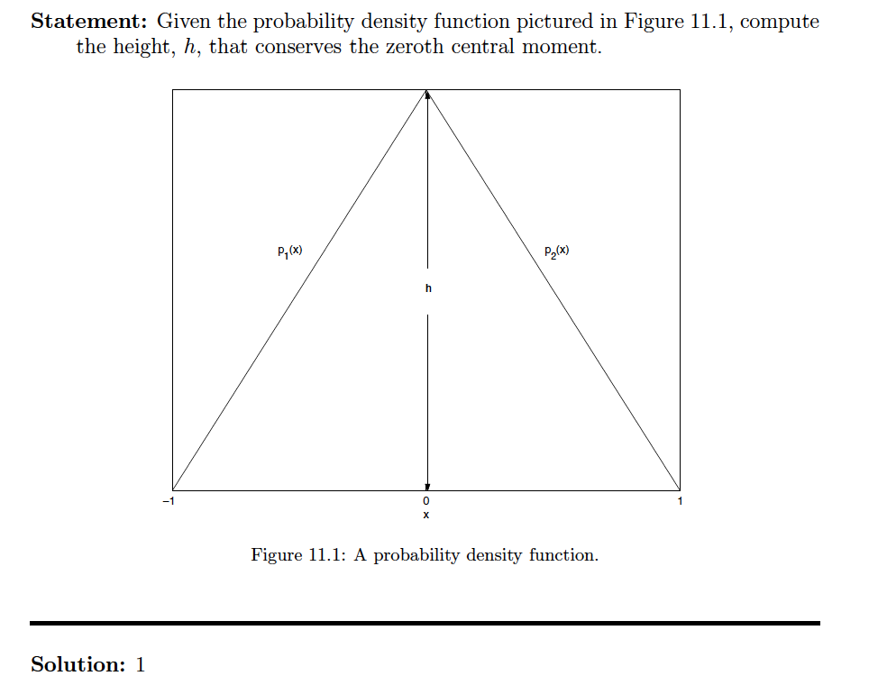 Solved Statement: Given the probability density function | Chegg.com