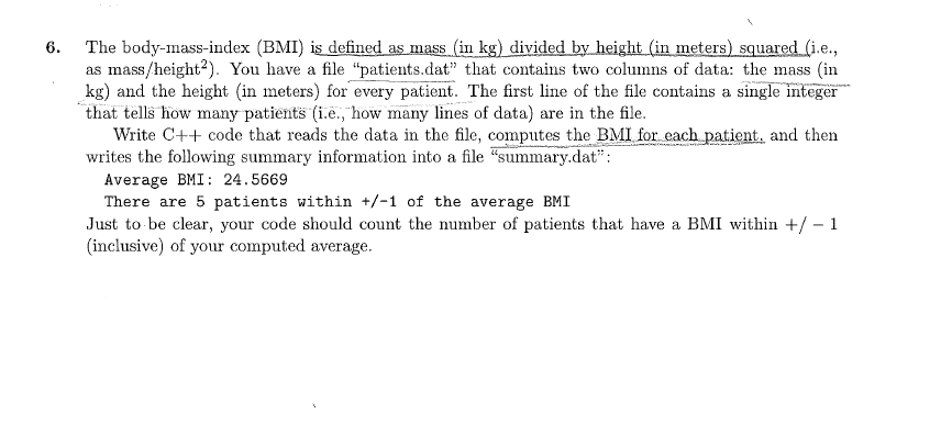 Solved for the following question, there is no file | Chegg.com