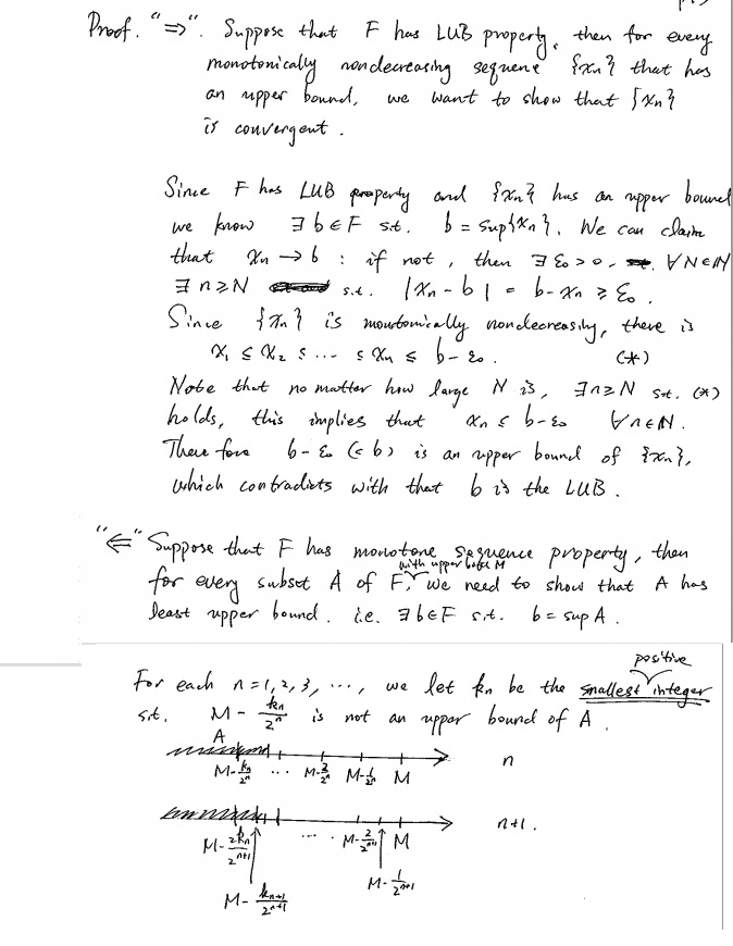 Monotone decreasing sequence, can someone explain | Chegg.com