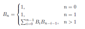 Solved Let B_n denote the number of different binary trees | Chegg.com