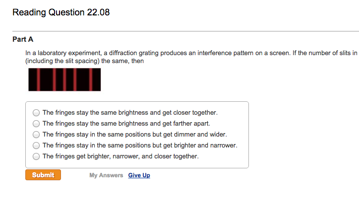 Solved In a laboratory experiment, a diffraction grating | Chegg.com