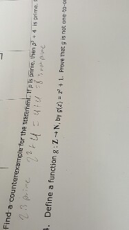 Solved Find a counterexample for the statement. p ls me, | Chegg.com