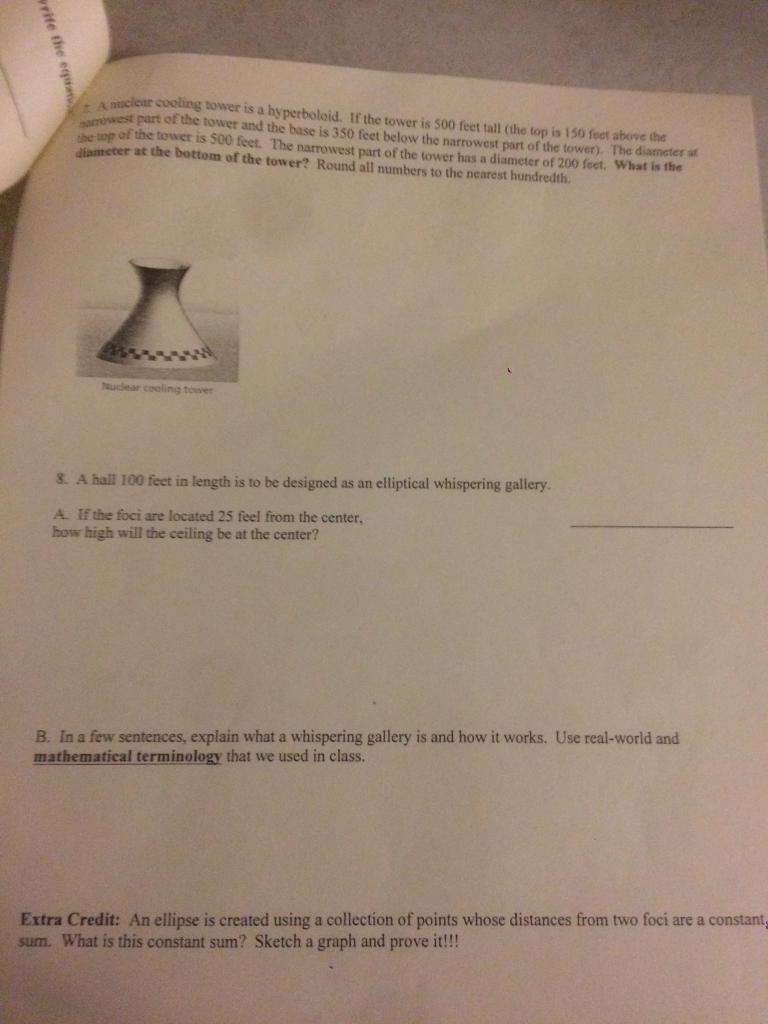 Solved A Nuclear Cooling Tower Is A Hyperboloid If The Chegg solved-a-nuclear-cooling-tower-is-a-hyperboloid-if-the-chegg