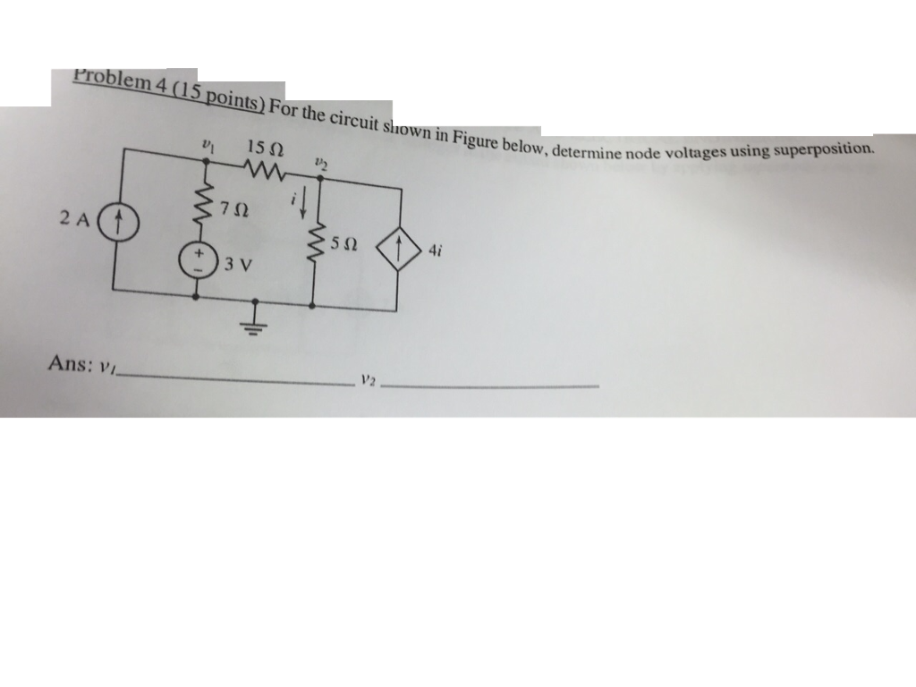 Solved Pro em below. points) Use mesh analysis and Cramer's | Chegg.com