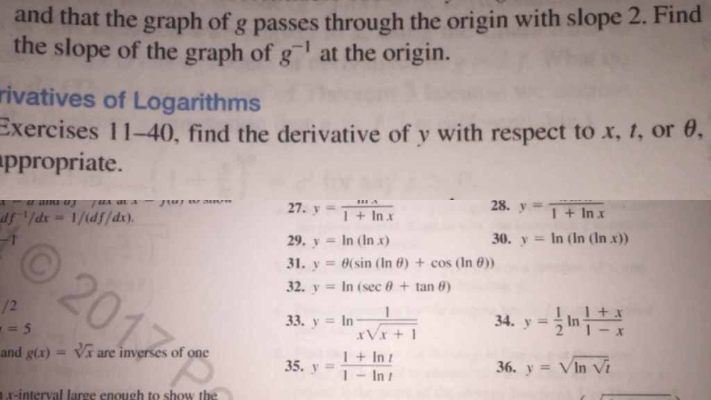 Solved and that the graph of g passes through the origin | Chegg.com