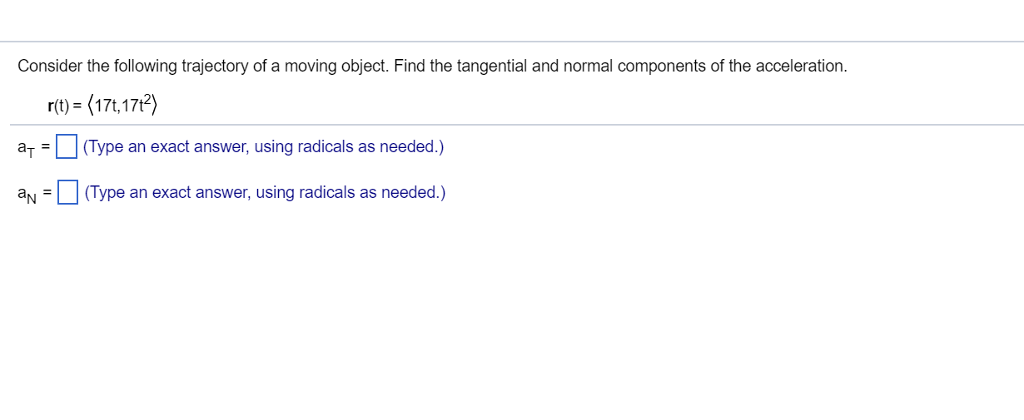 Solved Consider The Following Trajectory Of A Moving Object