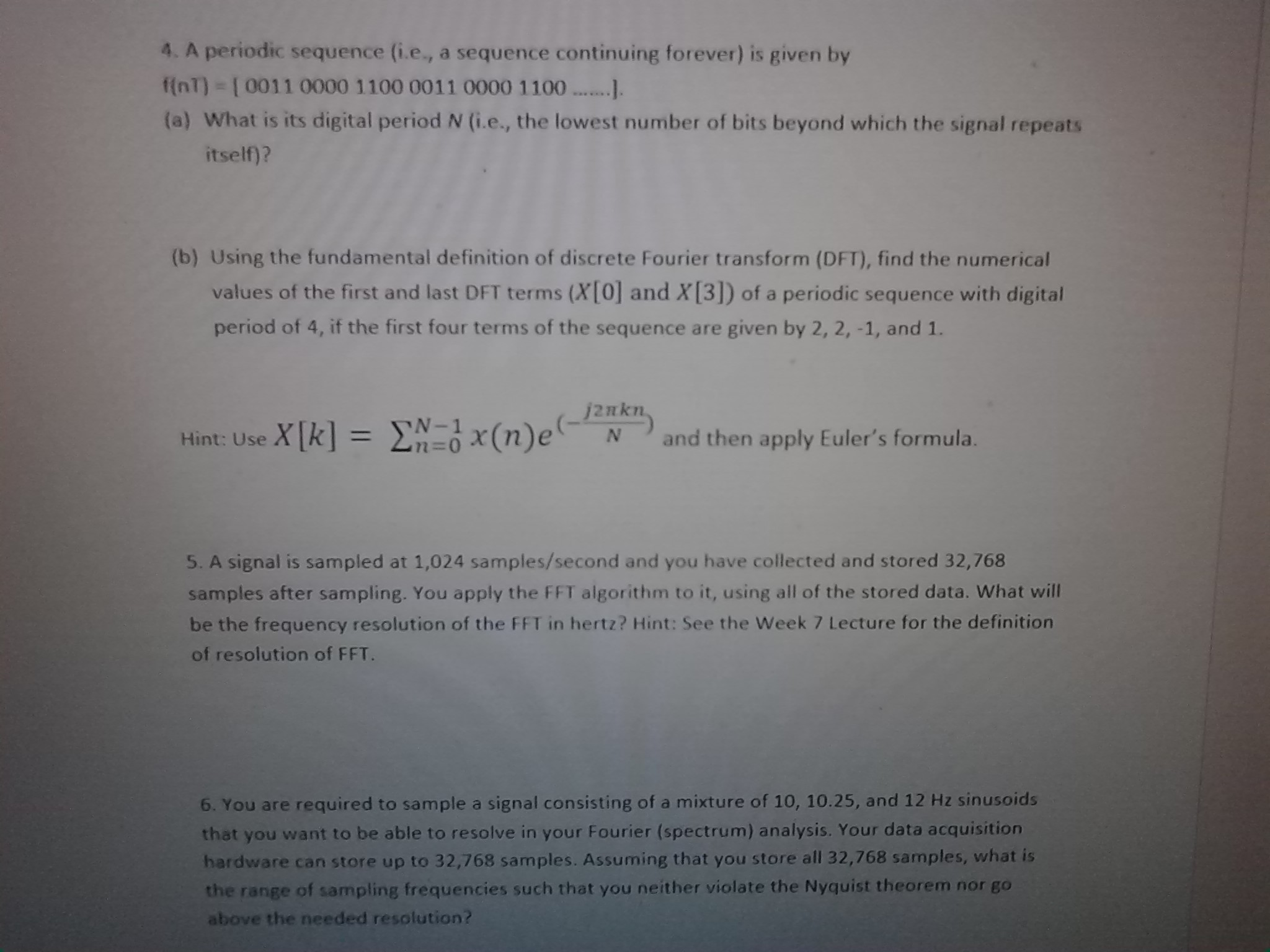 Solved A Periodic Sequence I E A Sequence Continuing