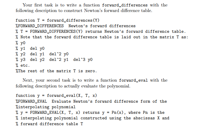 Your first task is to write a function | Chegg.com