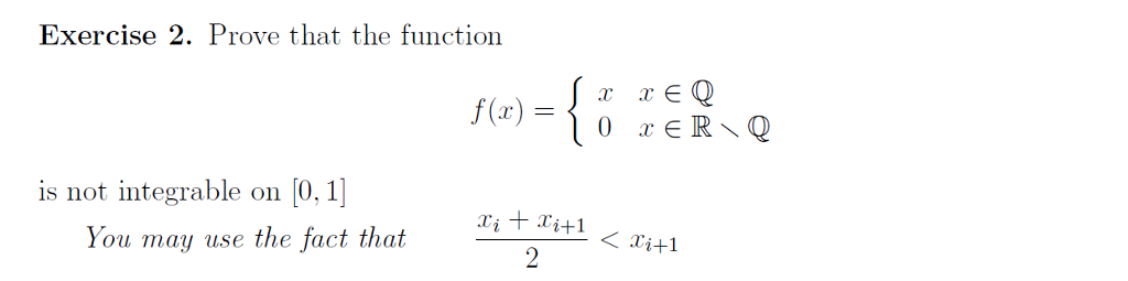 Solved Prove that the function f(x) = {x x elementof Q 0 | Chegg.com