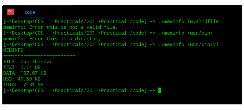 Solved C++ :I have a program that shows memory information | Chegg.com