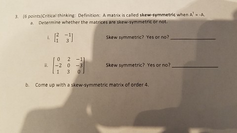 Critical Thinking Matrix