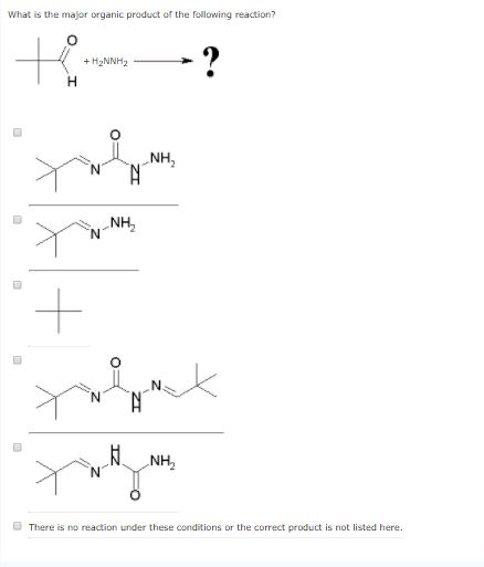 Solved What is the major organic product of the following | Chegg.com
