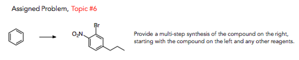 Solved Provide a multi-step synthesis of the compound on | Chegg.com