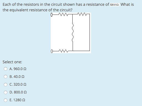 Solved Each of the resistors in the circuit shown has a | Chegg.com