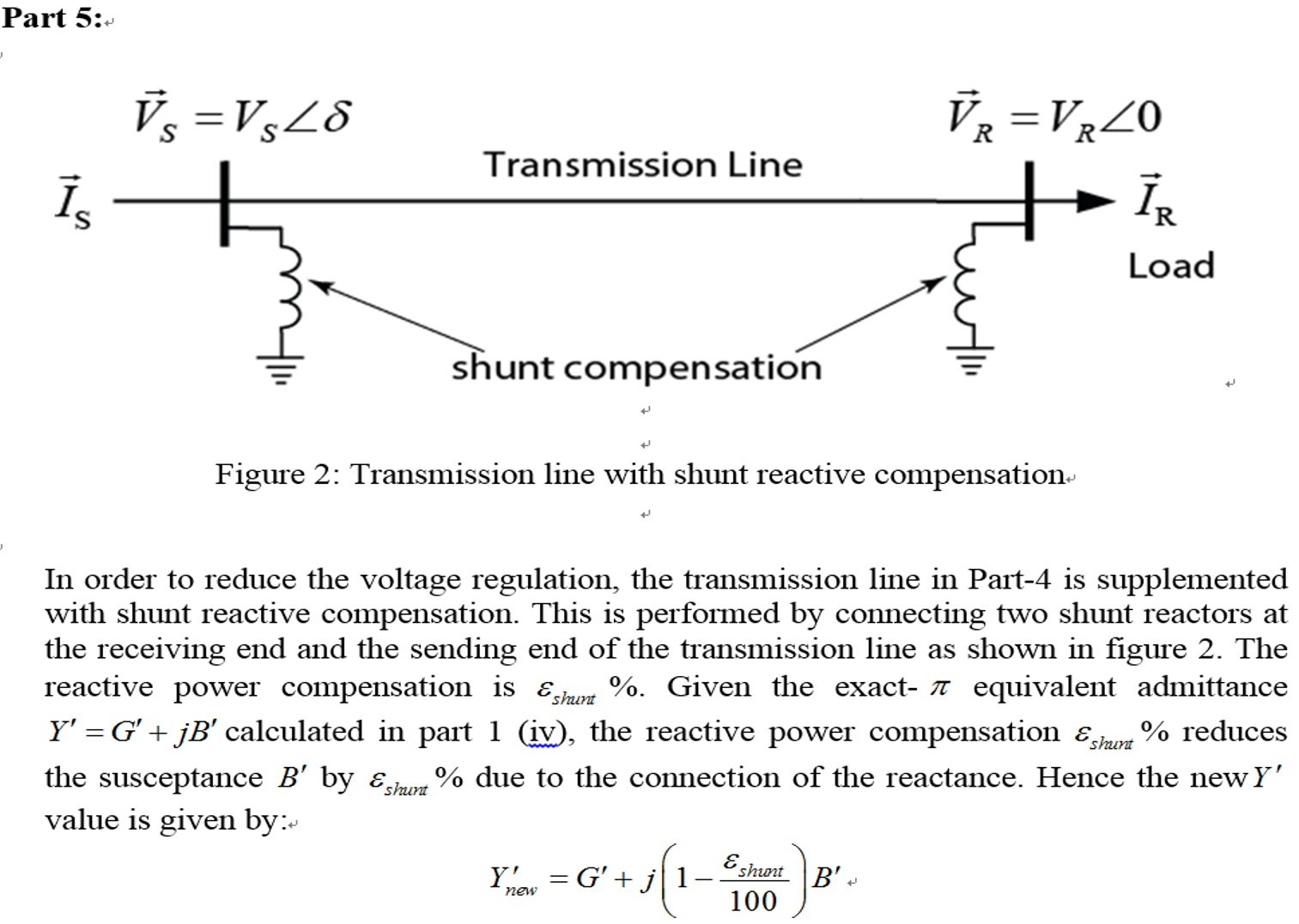 Solved Part 5:> Vs VS V; = V ,10 Transmission Line Load | Chegg.com