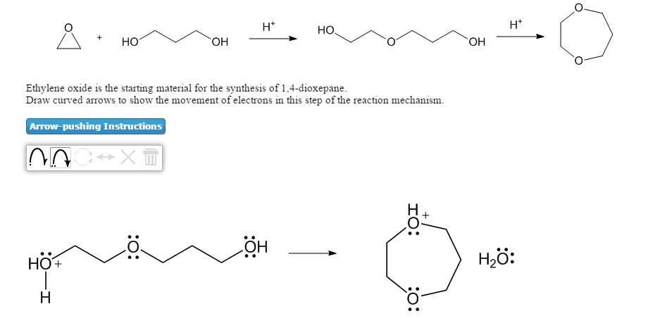 Solved Ethylene oxide is the starting material for the | Chegg.com