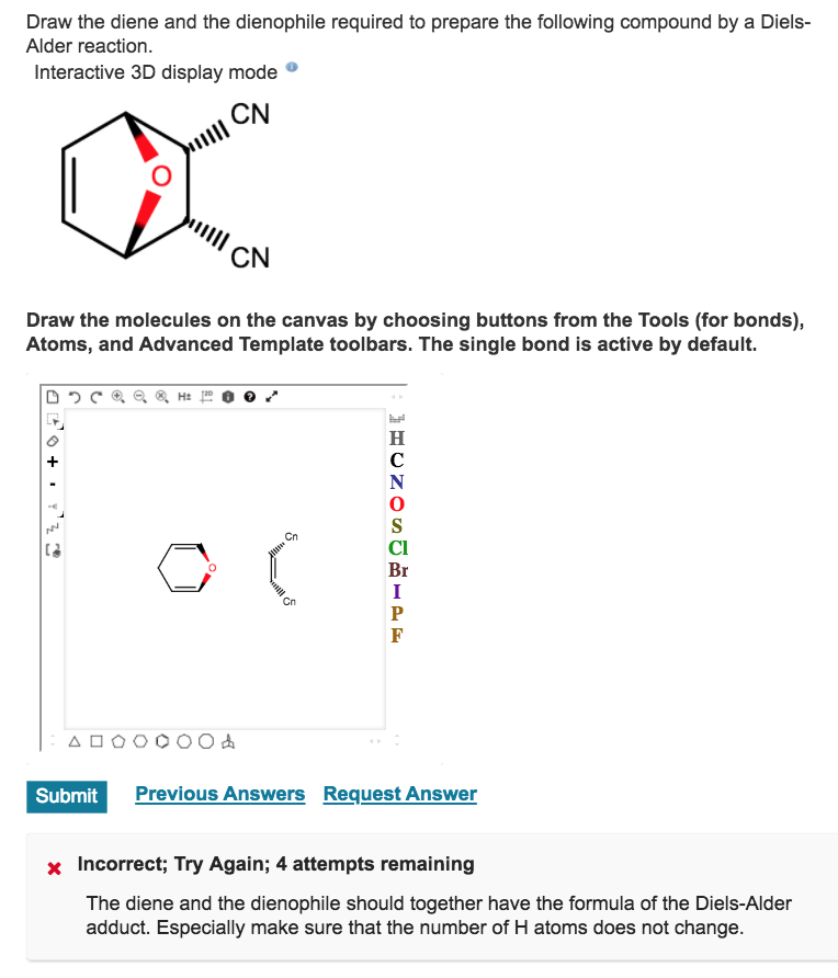 Solved Draw the diene and the dienophile required to prepare | Chegg.com