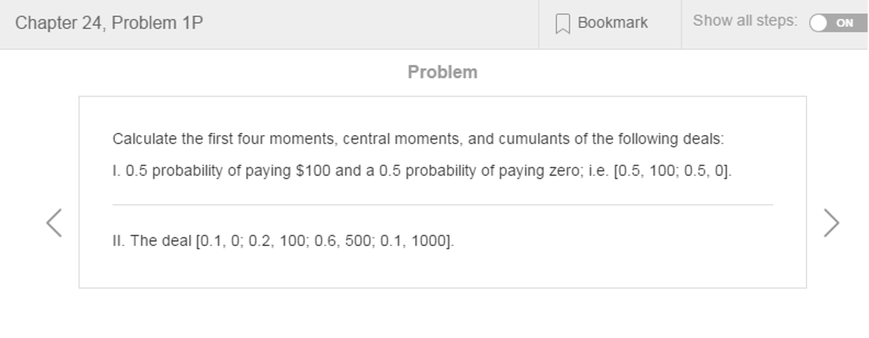 Solved Calculate the first four moments, central moments, | Chegg.com