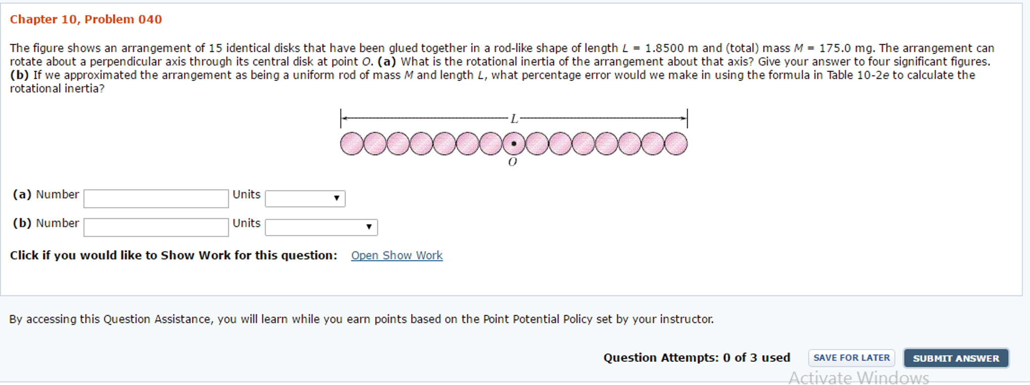 Solved The figure shows an arrangement of 15 identical disks | Chegg.com