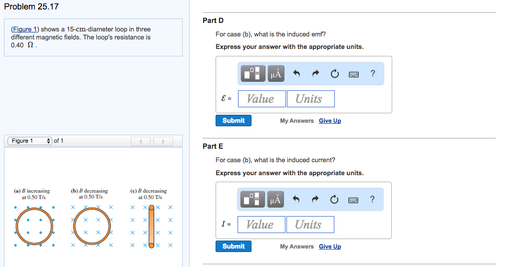 Solved (Figure 1) shows a 15-cm-diameter loop in three | Chegg.com