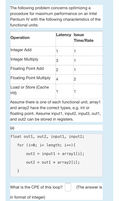 The following problem concerns optimizing a procedure | Chegg.com
