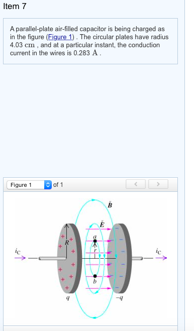 Solved A parallel-plate air-filled capacitor is being | Chegg.com