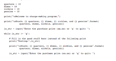 Solved Your program must meet the following specifications: | Chegg.com