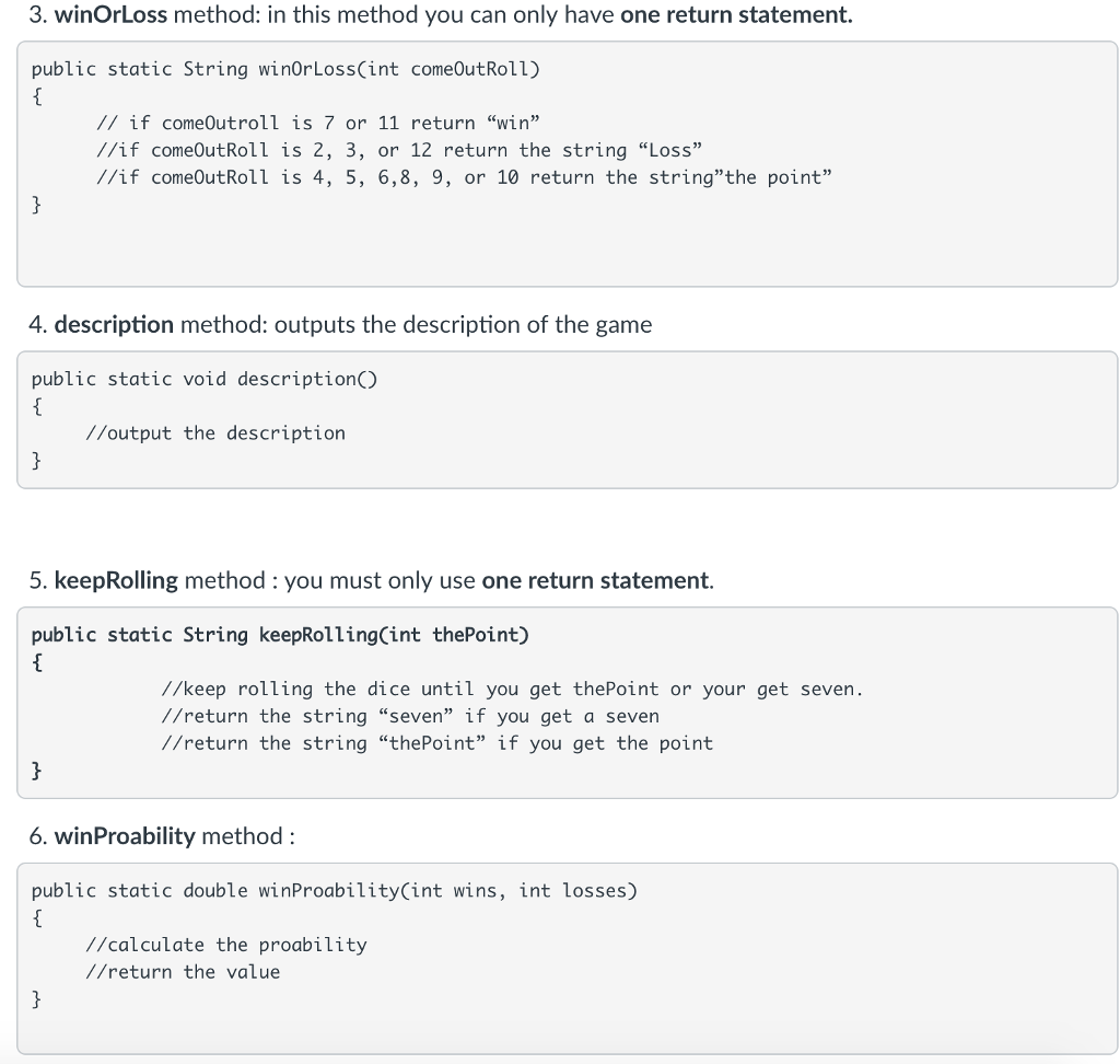 Solved Write A Program That Simulates A Game Of Craps Using