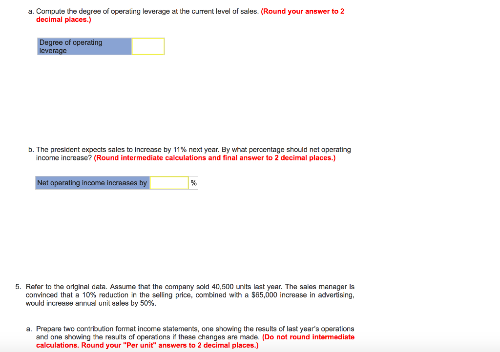 Solved Problem 5-23 Basics of CVP Analysis [LO5-1, LO5-3, | Chegg.com
