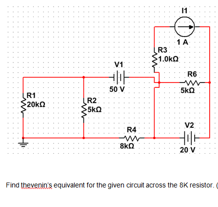 Solved Find thevenin's equivalent for the given circuit | Chegg.com