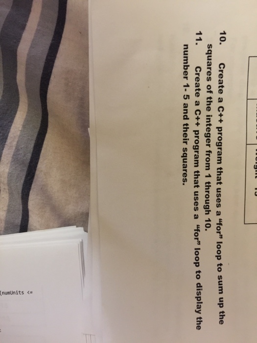 Solved Create a C++ program that uses a "for" loop to sum up | Chegg.com