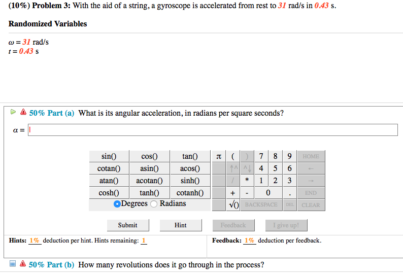 Solved (10%) Problem 3: With the aid of a string, a | Chegg.com