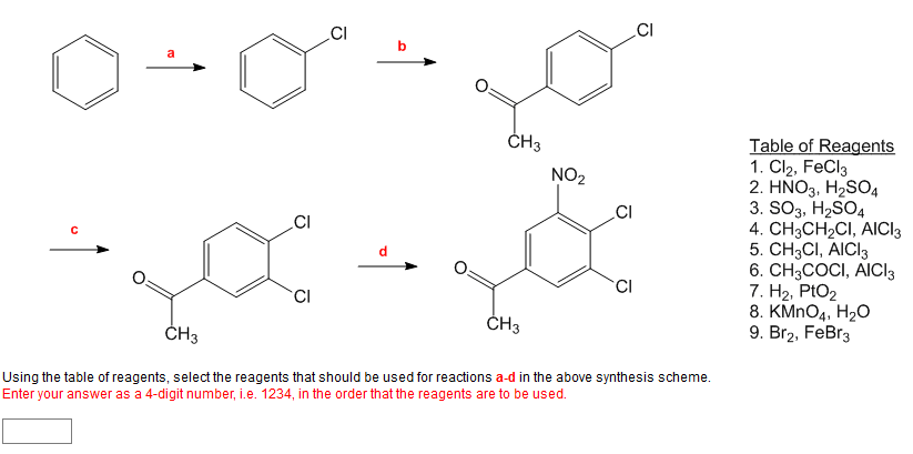 Solved Using the table of reagents, select the reagents | Chegg.com