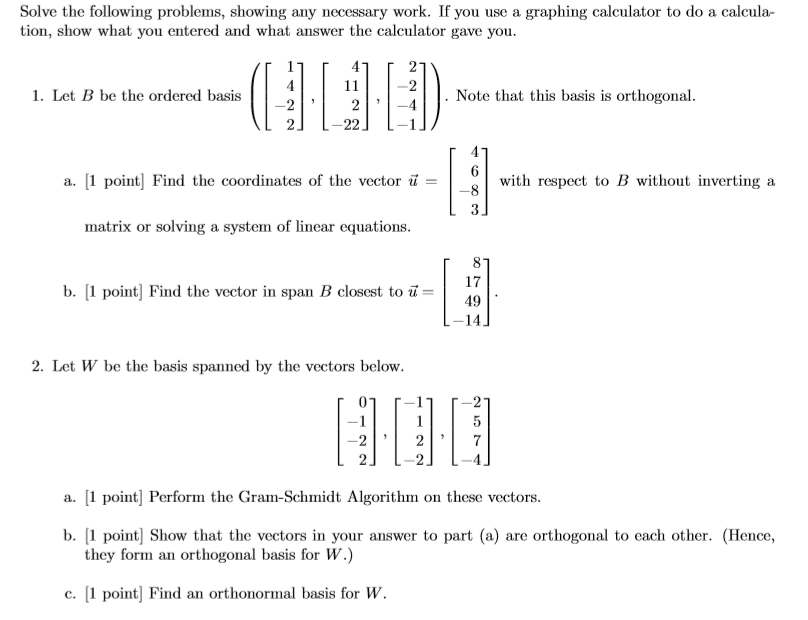Elementary Linear Algebra: Let B be the ordered basis | Chegg.com
