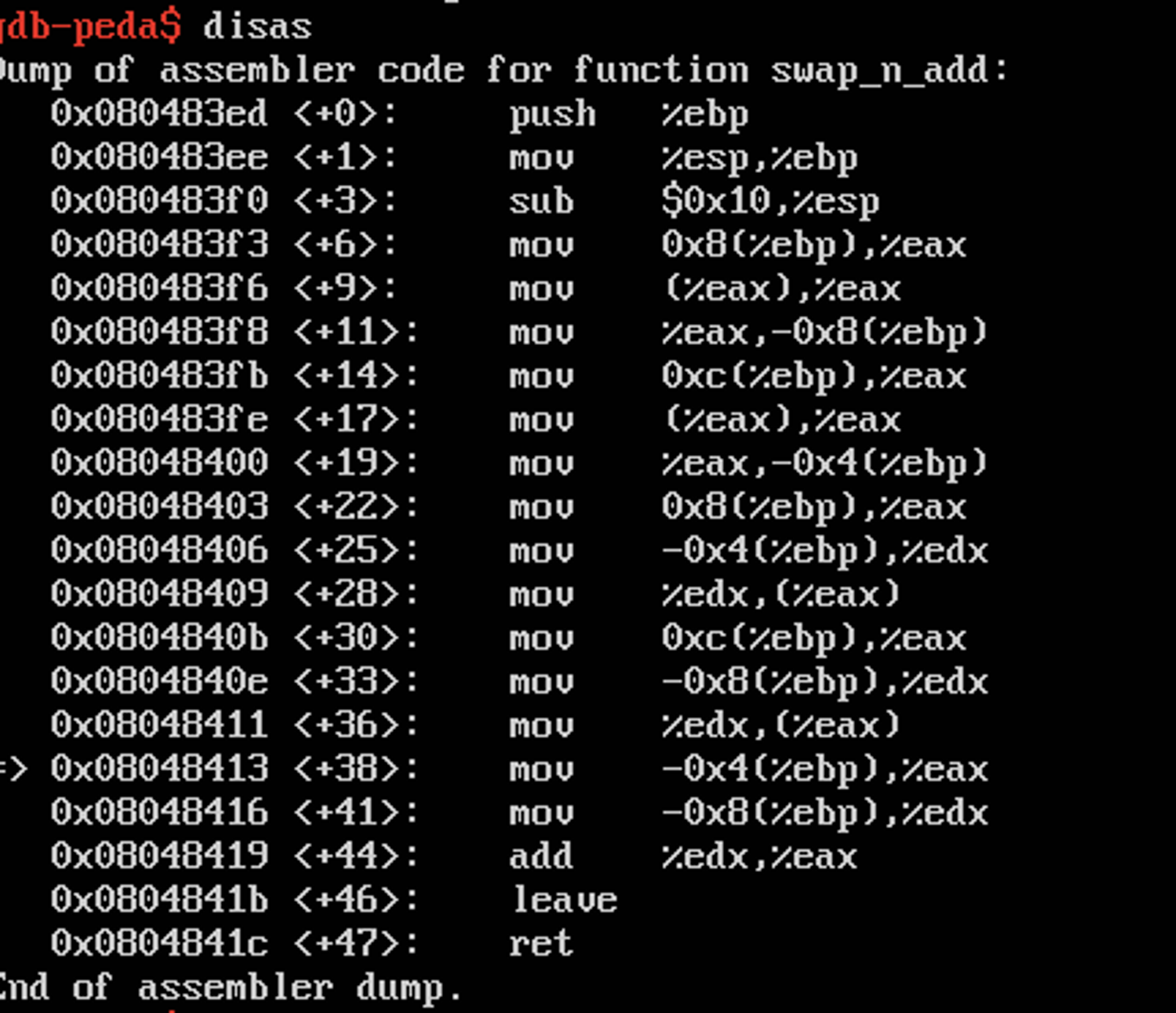 Solved The code in c: 1 int swap_n_add(int *xp, int *yp) { | Chegg.com