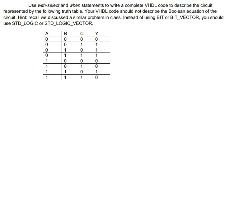 Solved Use with-select and when statements to write a | Chegg.com