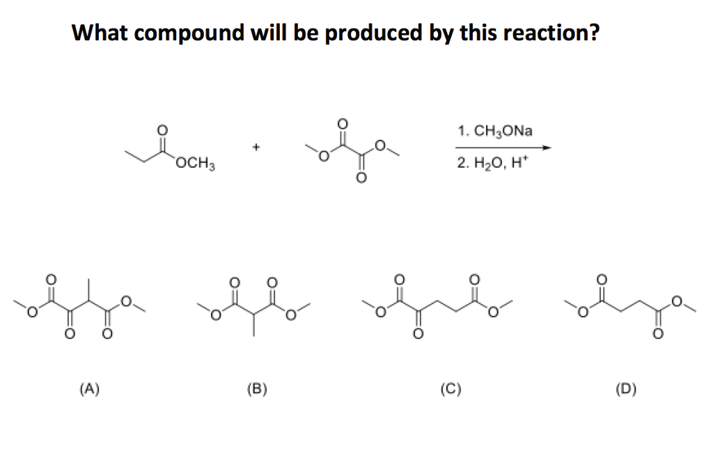 Solved What compound will be produced by this reaction? 1. | Chegg.com