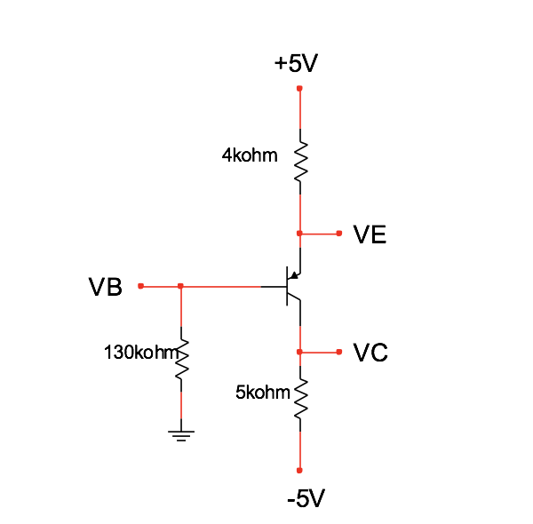 Solved 2) A single measurement indicates the base voltage | Chegg.com