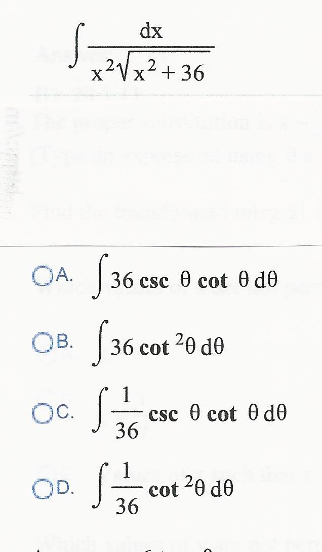 Solved For the given integral (image): 1)find the proper | Chegg.com