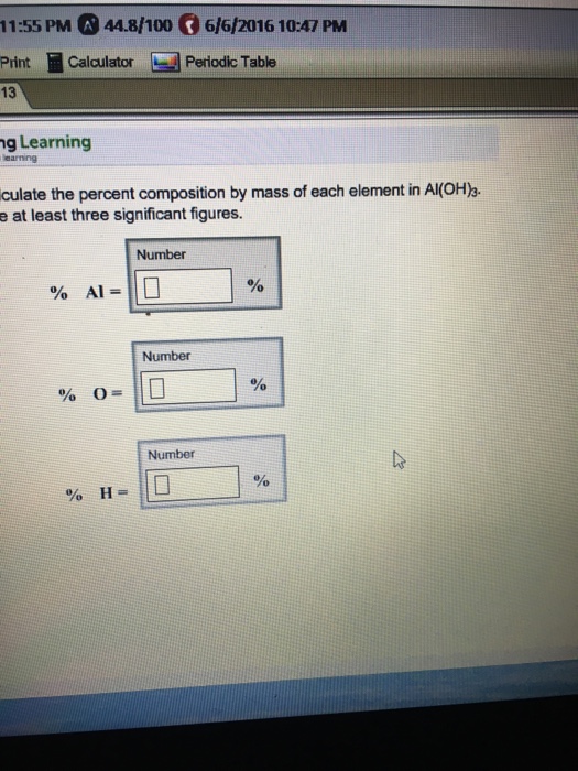Solved Calculate the percent composition by mass of each | Chegg.com