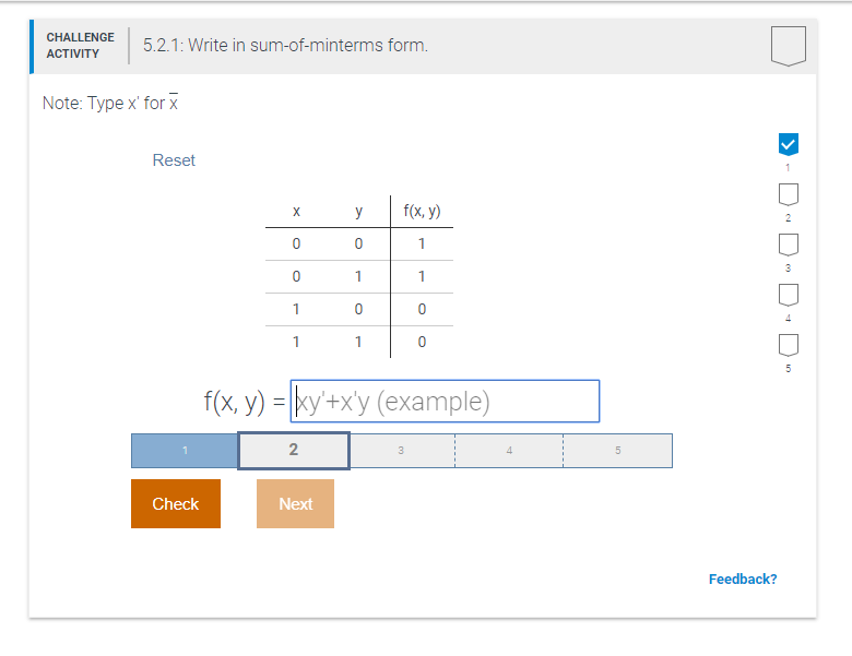 Solved CHALLENGE 5.21: Write in sum-of-minterms form. Note: | Chegg.com