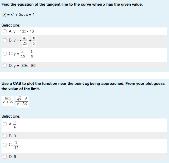 Solved Find the equation of the tangent line to the curve | Chegg.com