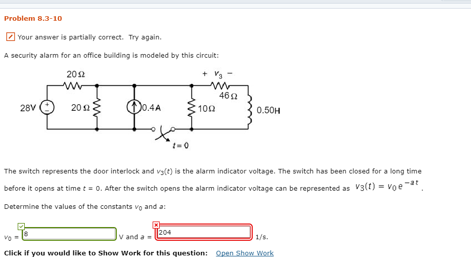 Solved Problem 8 3 10 Your Answer Is Partially Correct Try