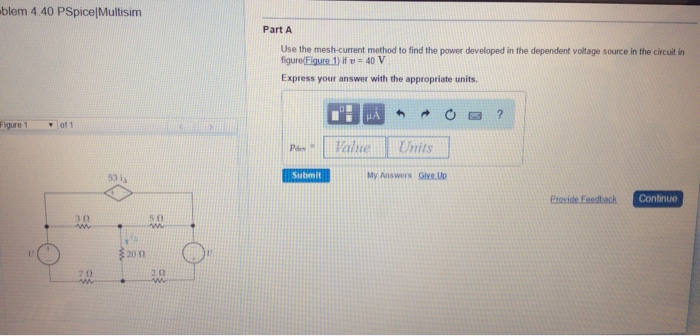 Solved: Use The Mesh-current Method To Find The Power Deve... | Chegg.com