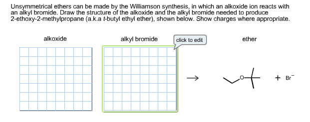 Solved Unsymmetrical ethers can be made by the Williamson | Chegg.com