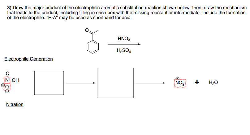 Solved Draw the major product of the electrophilic aromatic | Chegg.com