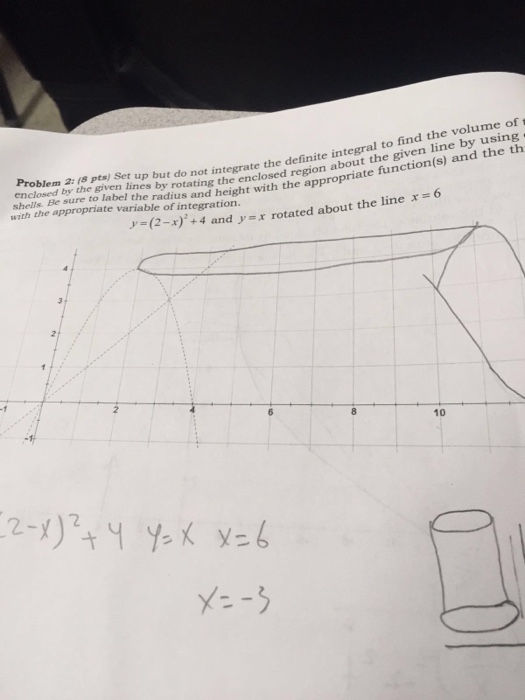 Solved Set up but do not integrate the definite integral to | Chegg.com
